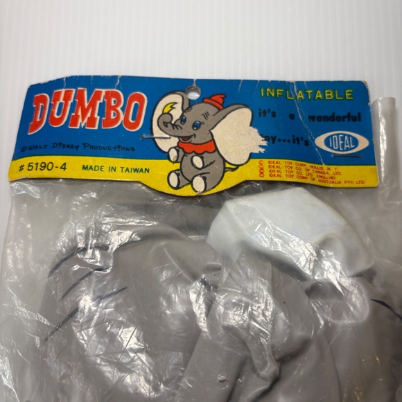 ideal | Toys | Vintage Rare Ideal Inflatable Disney Dumbo Collector ...